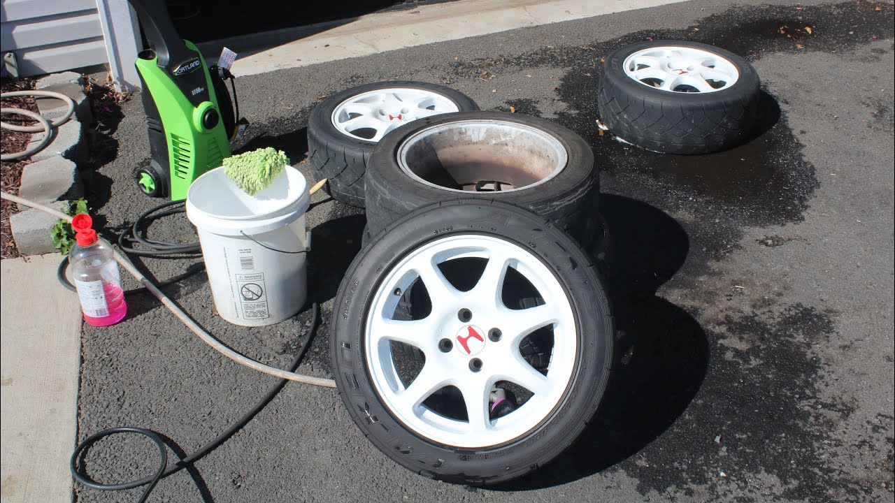 Prepping my CTR rep wheels for new tires | Super dirty - YouTube