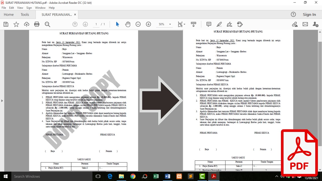 Cara Hapus Watermark di PDF - YouTube