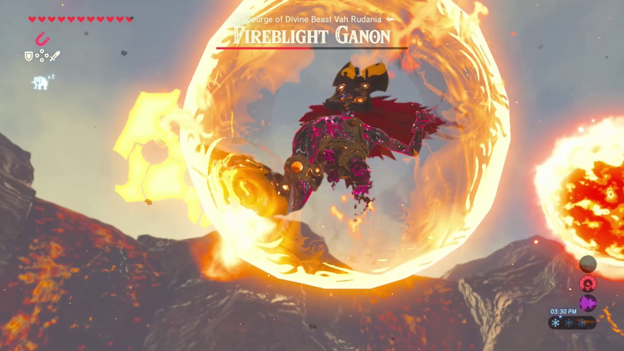 Fireblight Ganon - Scourge of the Divine Beast Vah Rudania - YouTube