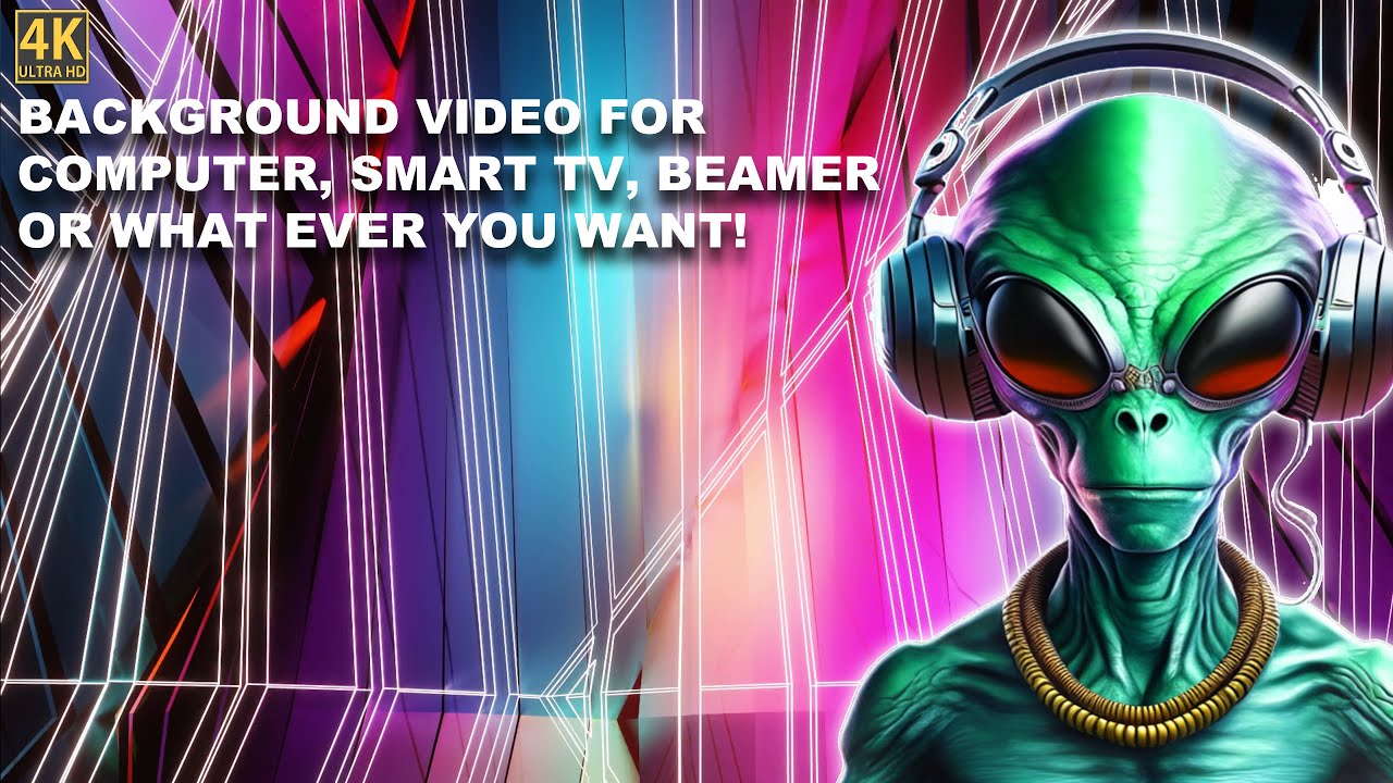 ️ Rainbow colors Smooth Background Video Animation for TV, PC or Beamer ...