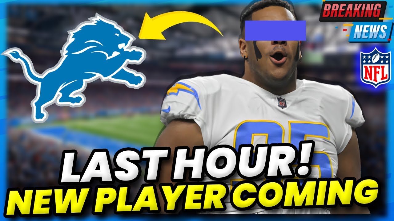 💥🚨BREAKING NEWS! FANS CAN CELEBRATE! BIG PLAYER COMING! DETROIT LIONS ...