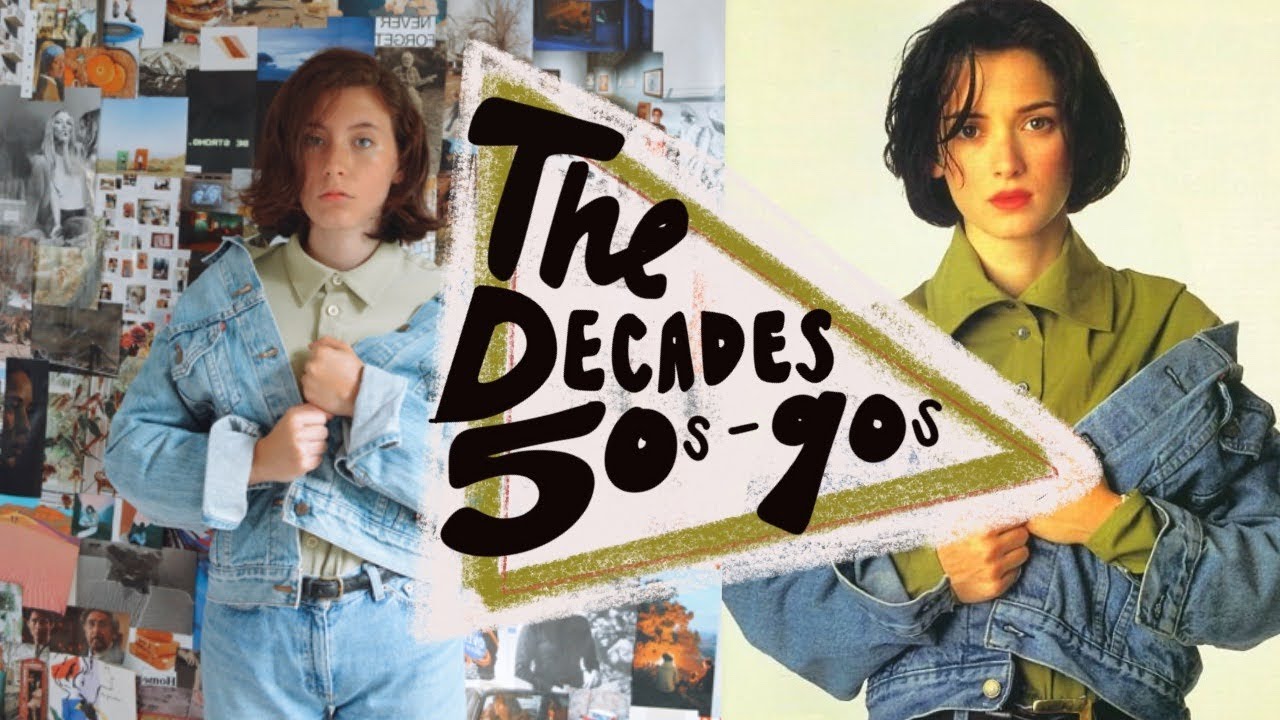 DRESSING LIKE THE DECADES | Outfits inspired by the 50s-90s - YouTube