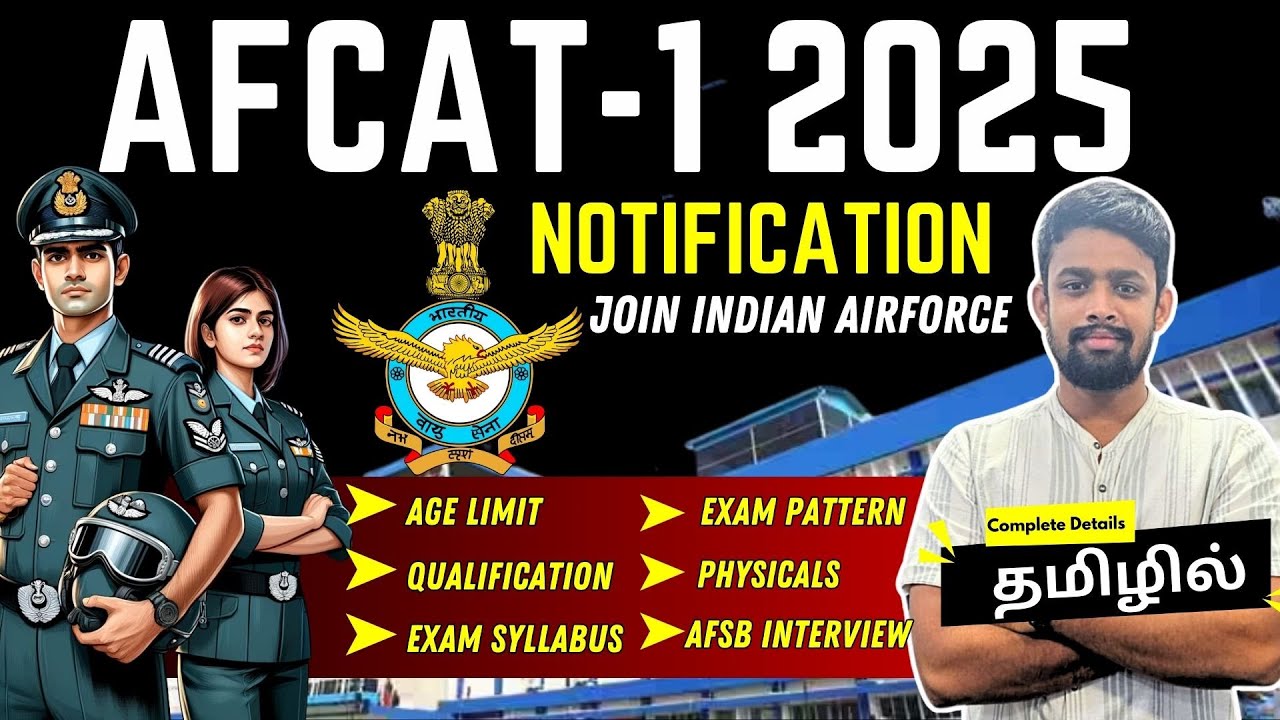 AFCAT 1 2025 Notification Out| Eligibility| Exam Pattern| Preparation ...