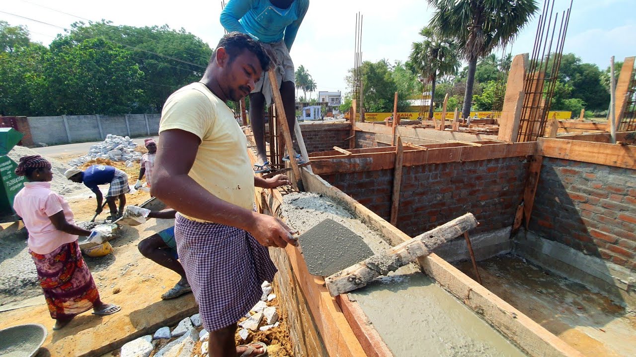 Building Basement Level Techniques_Grade Beam On Wall Belt Concrete ...