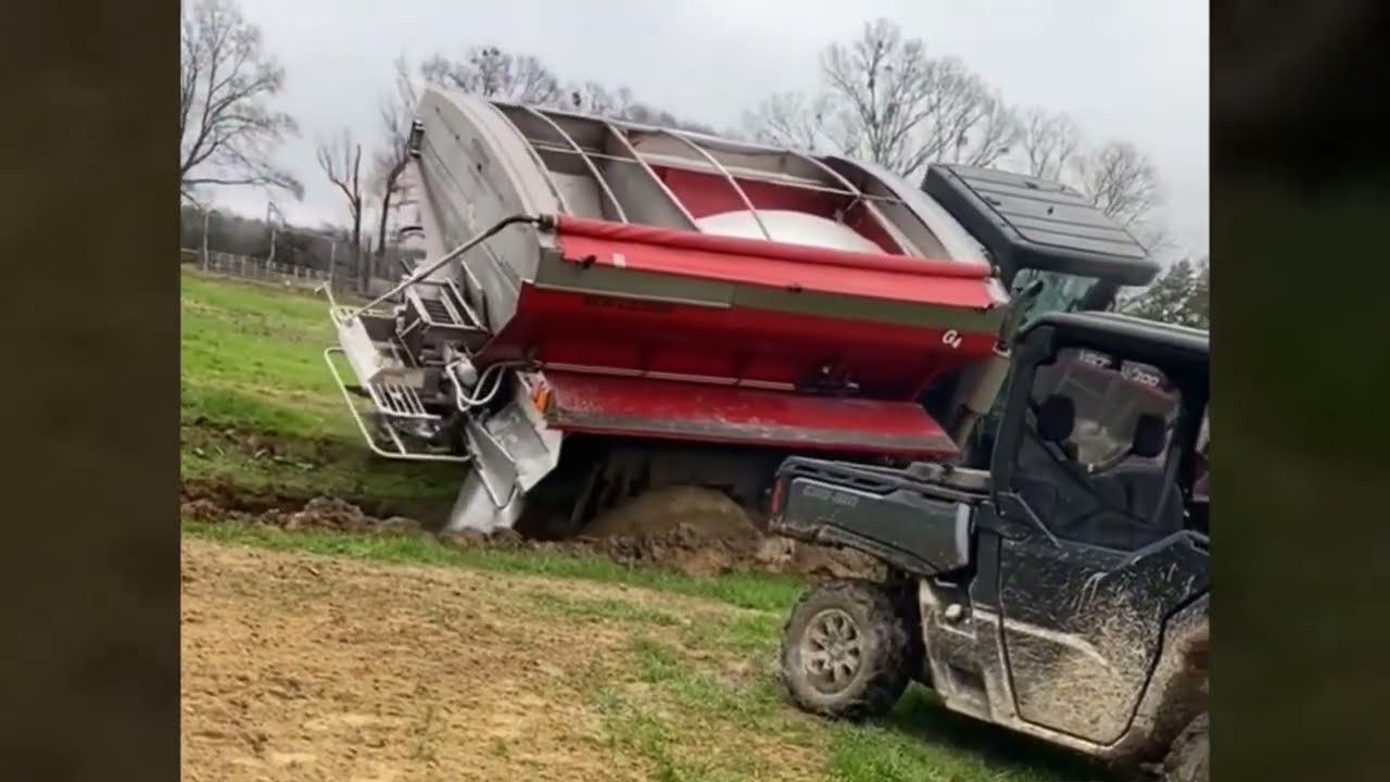 Bad Truck Driver Skill & Truck Stop Fails Compilation 2023 & Dangerous ...