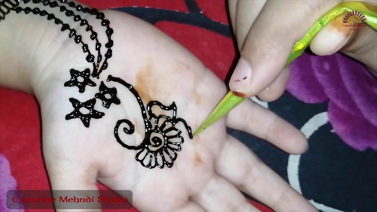 Star Mehndi Design for Hands | Mehndi Design - YouTube