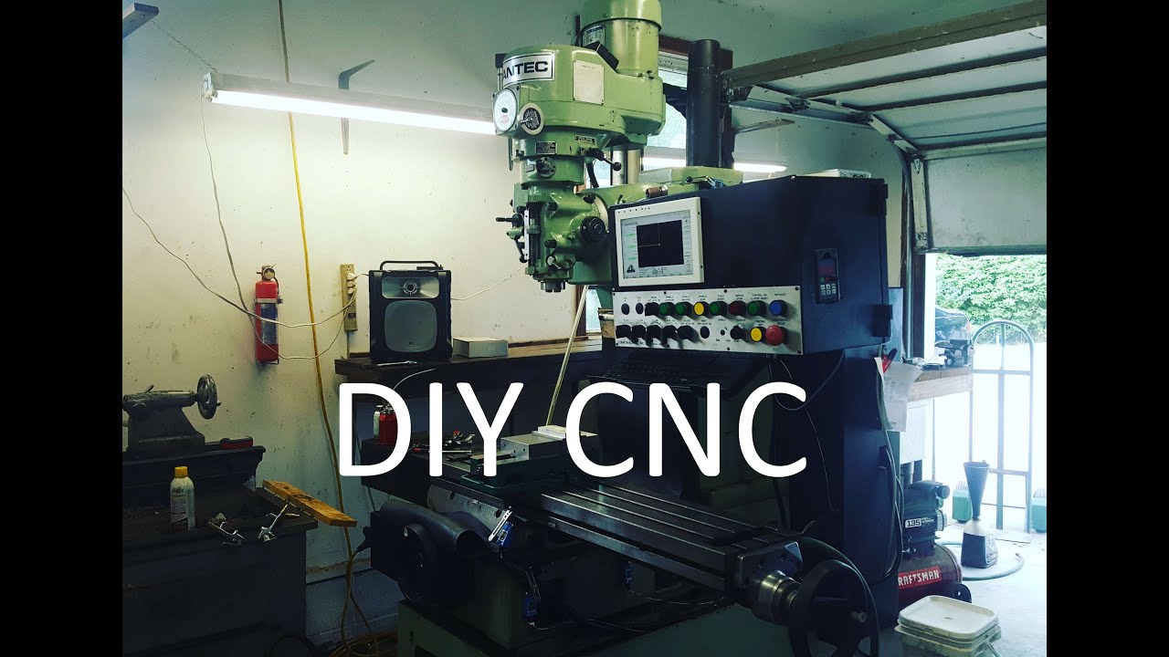 DIY CNC mill part 10 (linuxcnc, machine spindle and cutting ) - YouTube