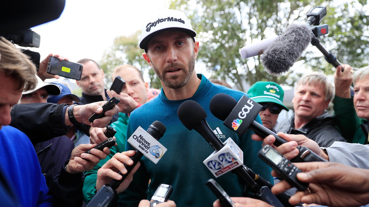 'It sucks': Dustin Johnson on his decision to withdraw from the Masters ...