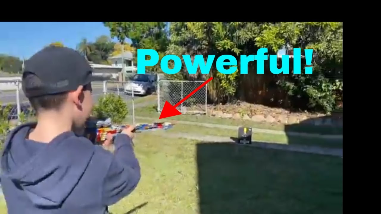 Testing and shooting LEGO guns - YouTube