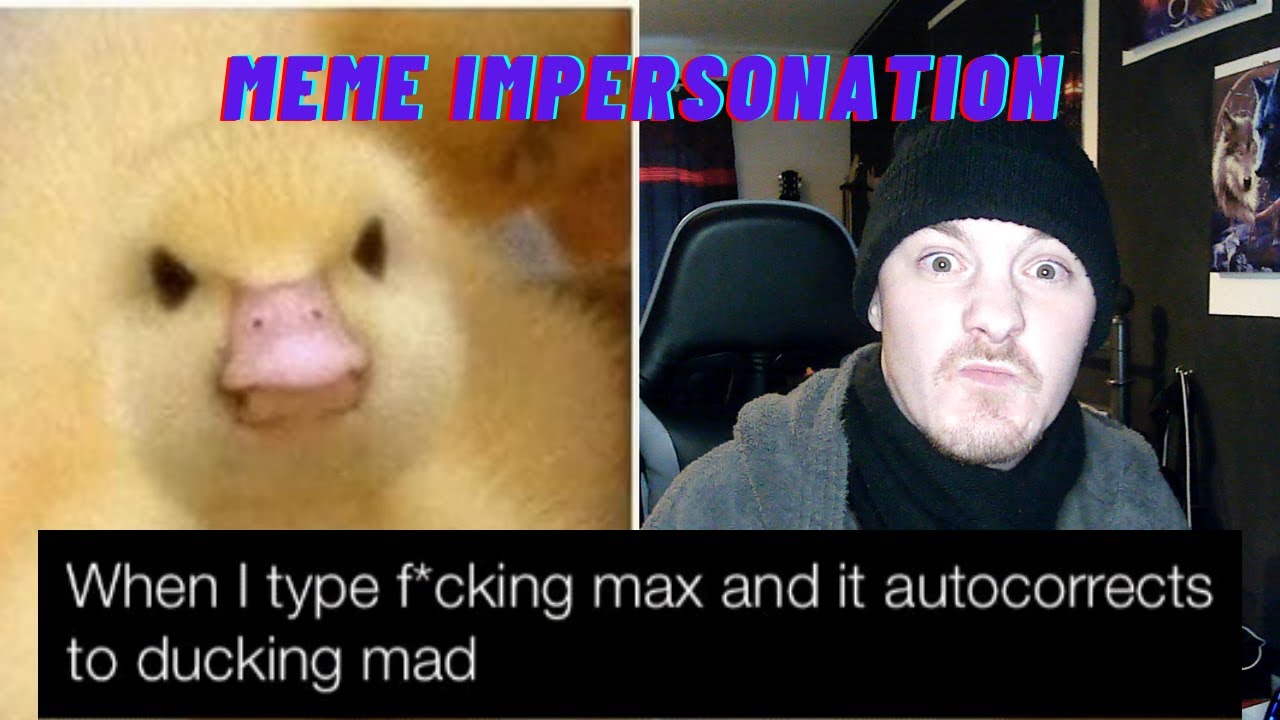 Duck Off AutoCorrect Meme impersonation - YouTube
