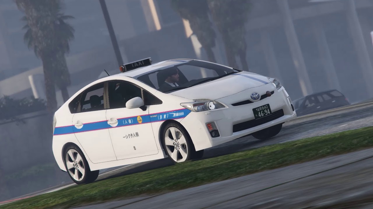 gta5 toyota prius japan taxi - YouTube