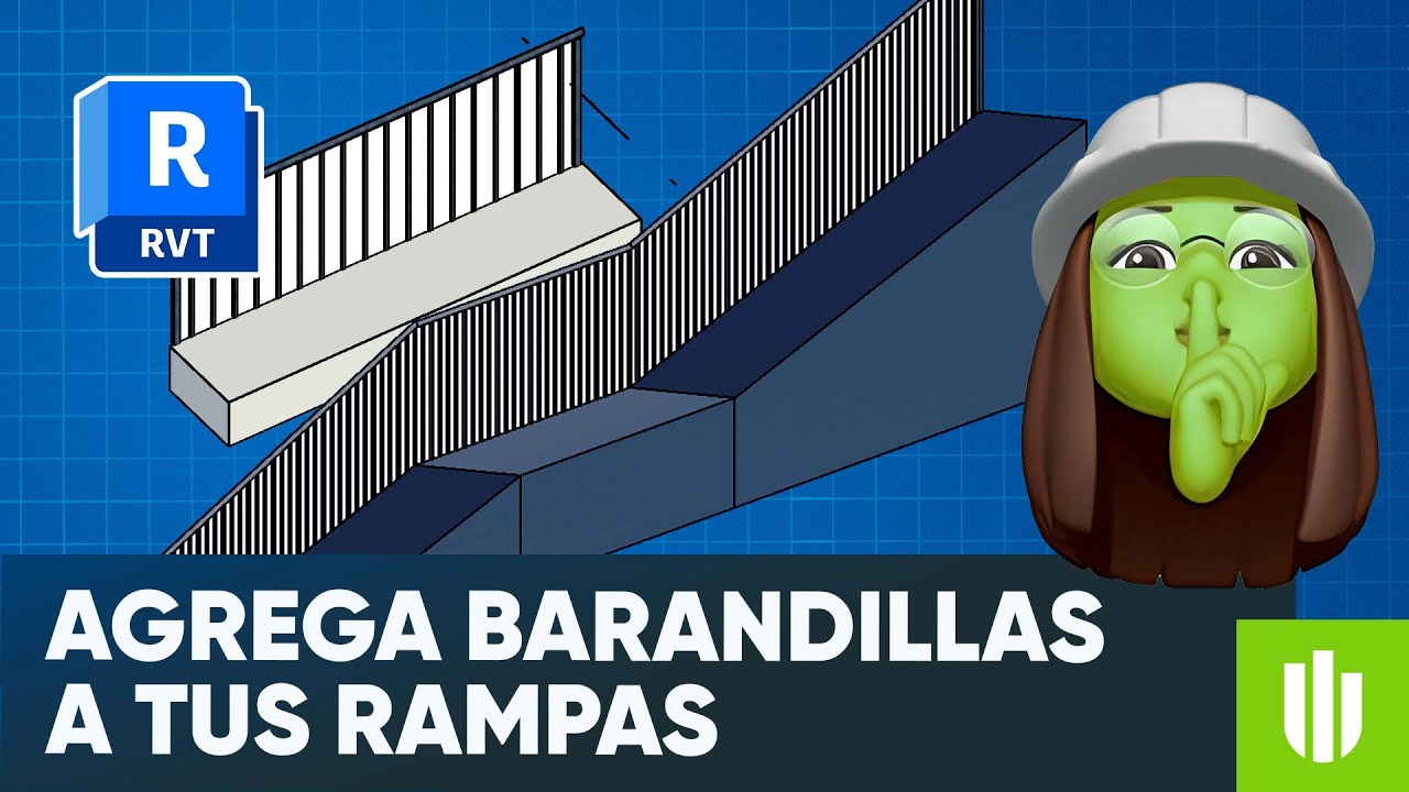 BARANDAS en SUELO INCLINADO o RAMPAS con REVIT 😉 Tutorial paso a paso ...