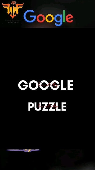 Google puzzle_puzzle solve | Google interview | Puzzle | #google #puzzle #googleinterview#shorts ...