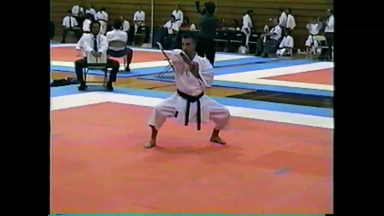 Sepai kata -tournament competition (circa 1992) - YouTube