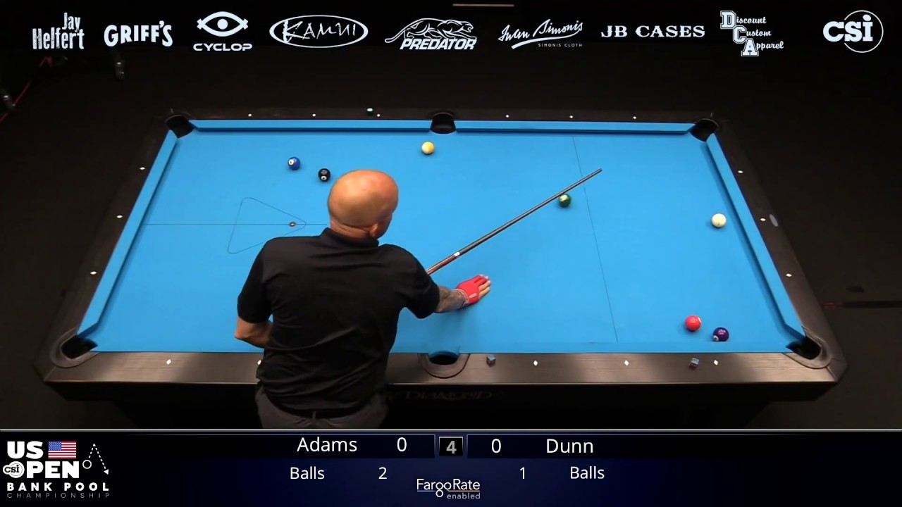 BANK POOL: Chris Adams vs Michael Dunn - 2019 US Open Bank Pool ...