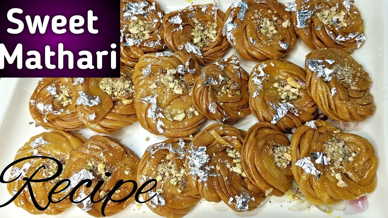 Sweet Mathri Recipe | Holi Special Mathri | एकदा खाणार तर खातच राहाल ...