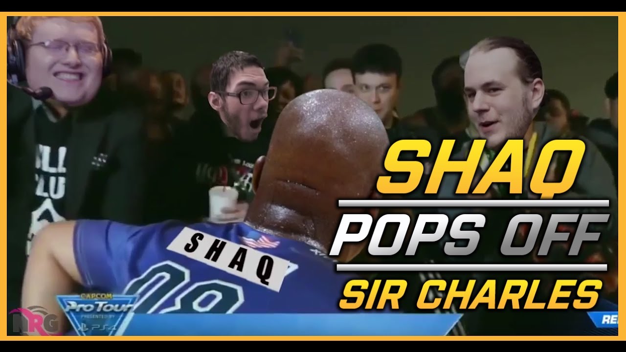 SHAQ vs. Barkley Street Fighter V Pop Off - YouTube