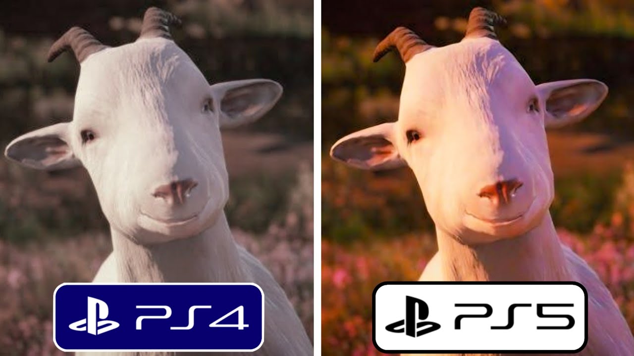 Goat Simulator Remastered PS4 vs PS5 Graphics Comparison - YouTube