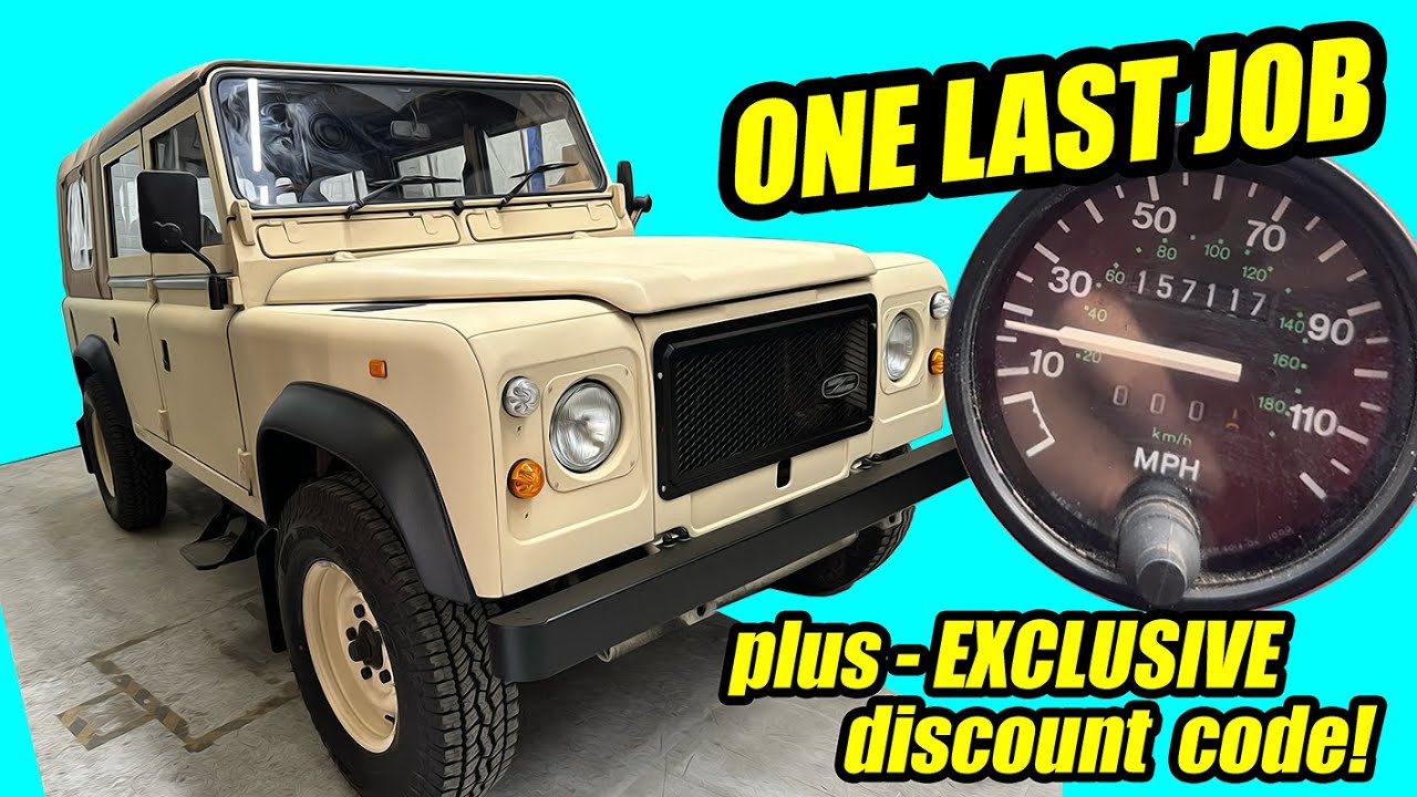 Fixing the speedo on the Land Rover 110 Defender - YouTube