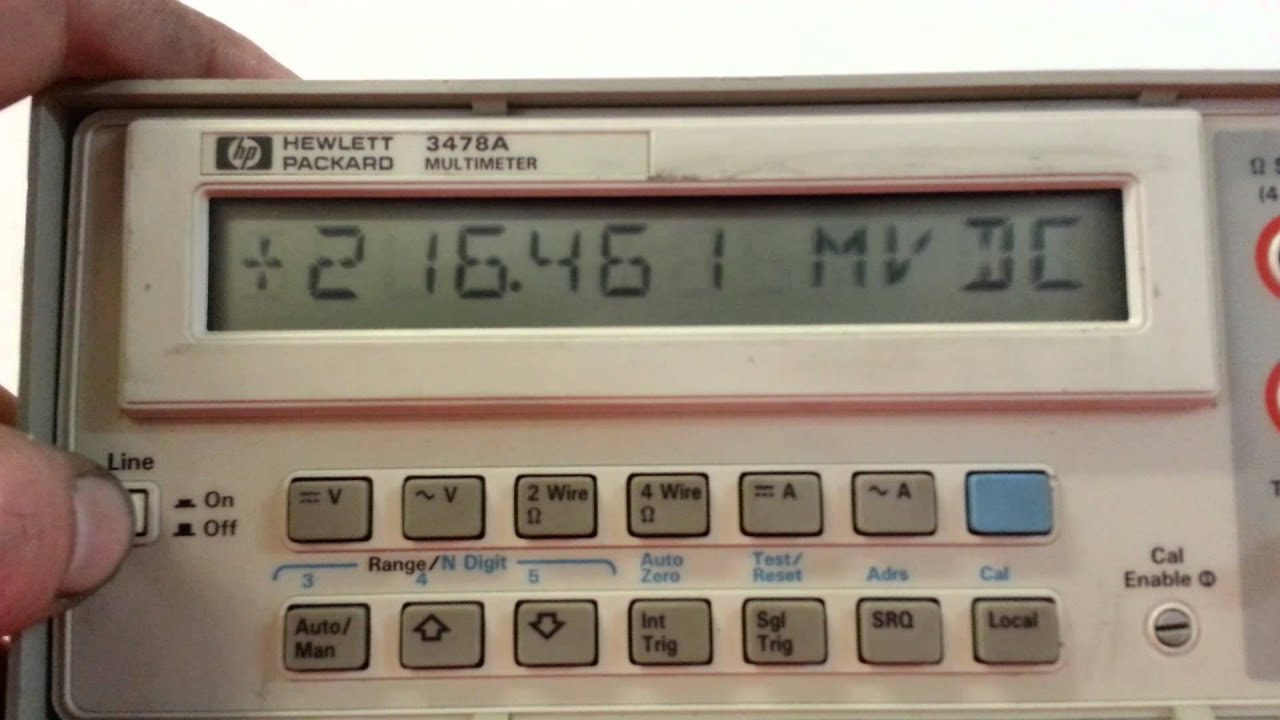 For Sale: HP 3478A Multimeter - YouTube