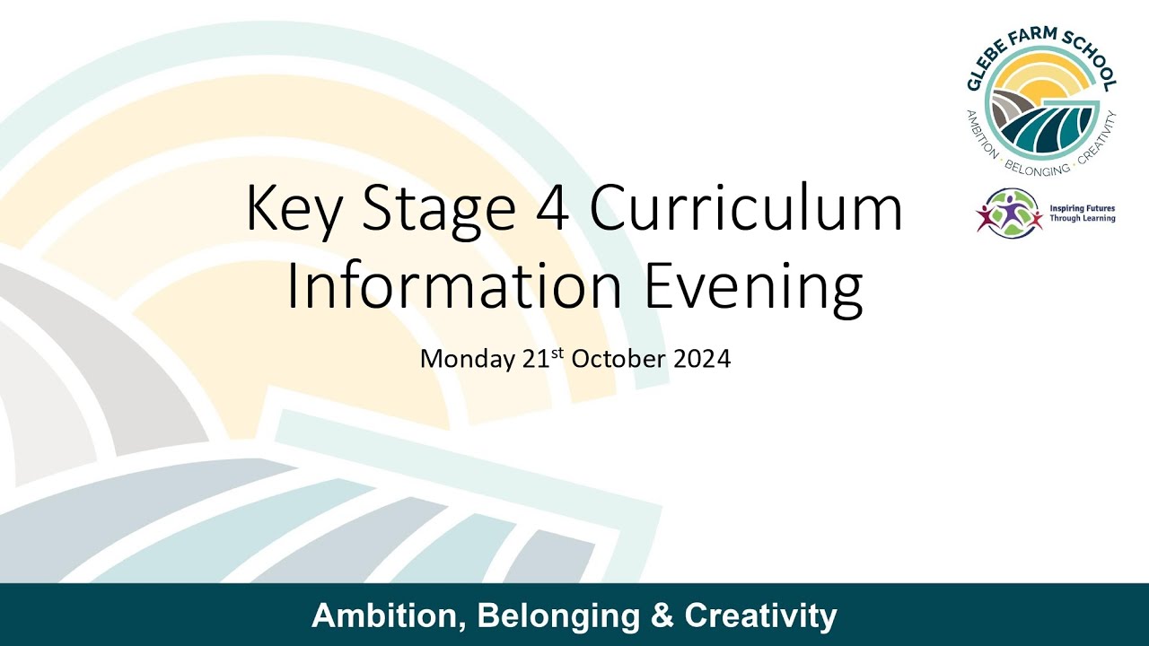 KS4 Curriculum Information Evening - October 2024 - YouTube