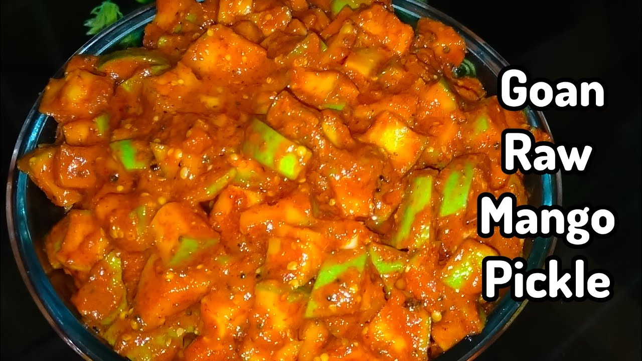 Goan Mango pickle | Raw Mango Pickle Recipe - YouTube