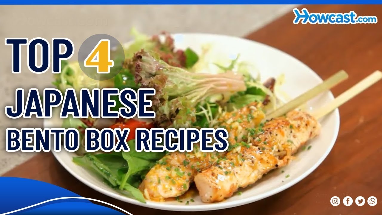 Top 4 Japanese Bento Box Recipes - YouTube