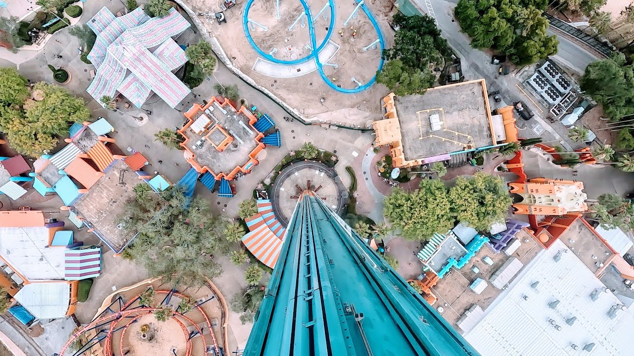 Falcon's Fury Drop Tower POV | Busch Gardens Tampa - YouTube