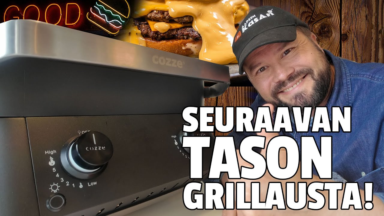 UUSI GRILLI TESTIIN - ONKO TÄSSÄ PARAS GRILLI SMASH BURGEREILLE - COZZE ...