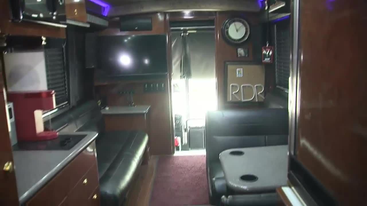Justin Bieber Tour Bus Interior