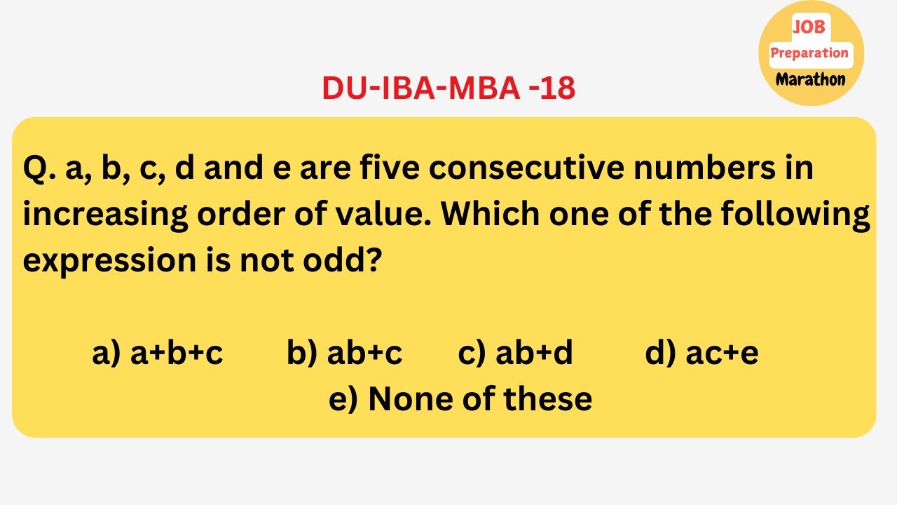 IBA MBA Math Question Solution | জব ম্যাথ সলিউশন। Job Preparation ...