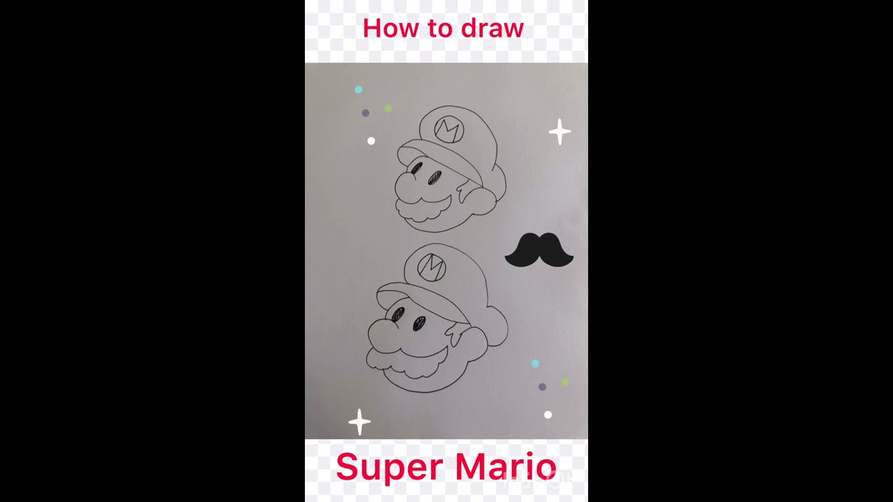 How to draw Super Mario - YouTube