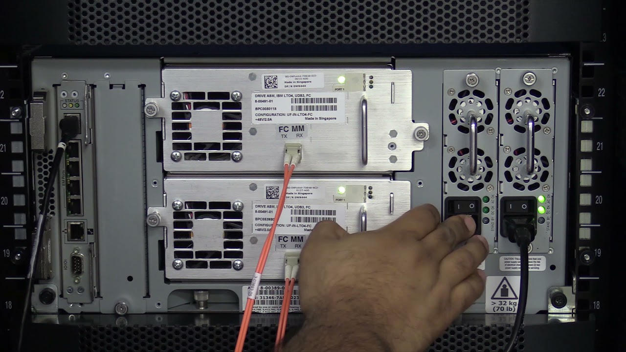 Dell PowerVault ML6000 Power Supply Replacement - YouTube