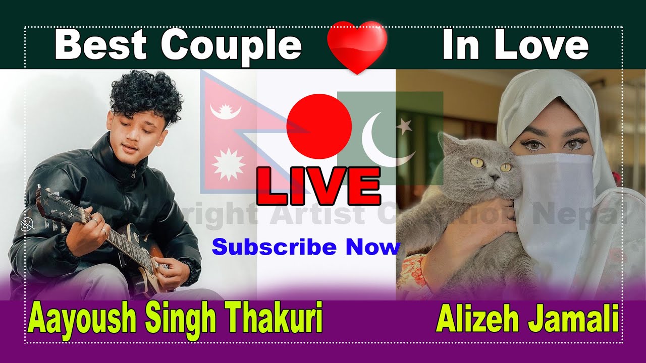 🔴LIVE 🇳🇵Aayush 🇵🇰 Girl Alizeh Jamali | Full Live Video / Hindi 03 June ...