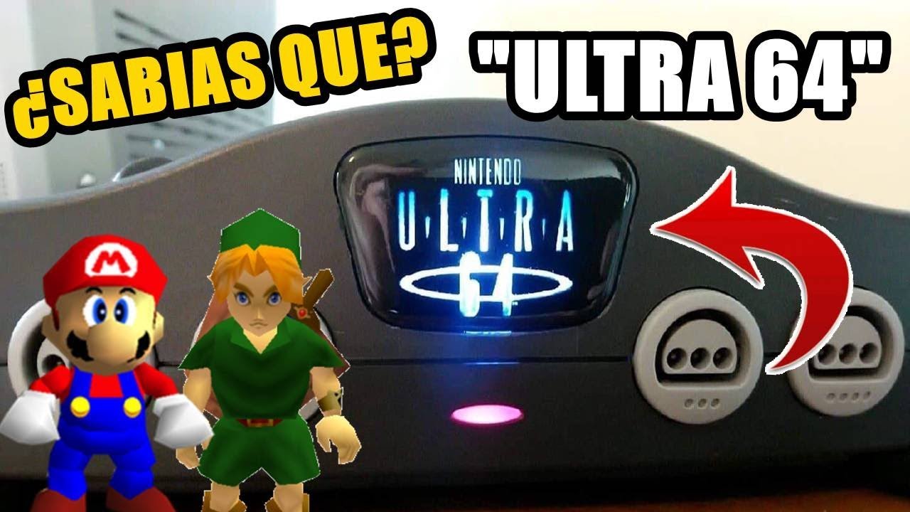 ¿Sabias Que? La N64 se Llamaba Nintendo "ULTRA" 64 - Curiosidades por ...