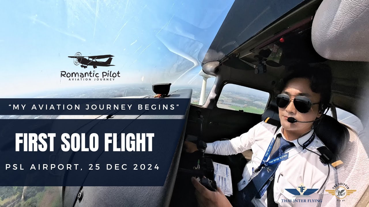 First Solo Flight (English Subtitle) - YouTube