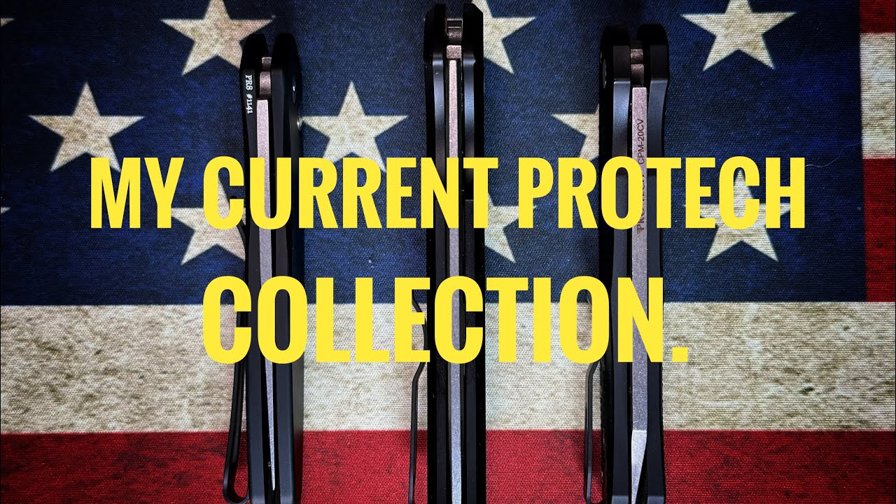 Protech USA!! My current Protech knife collection and general musings! - YouTube