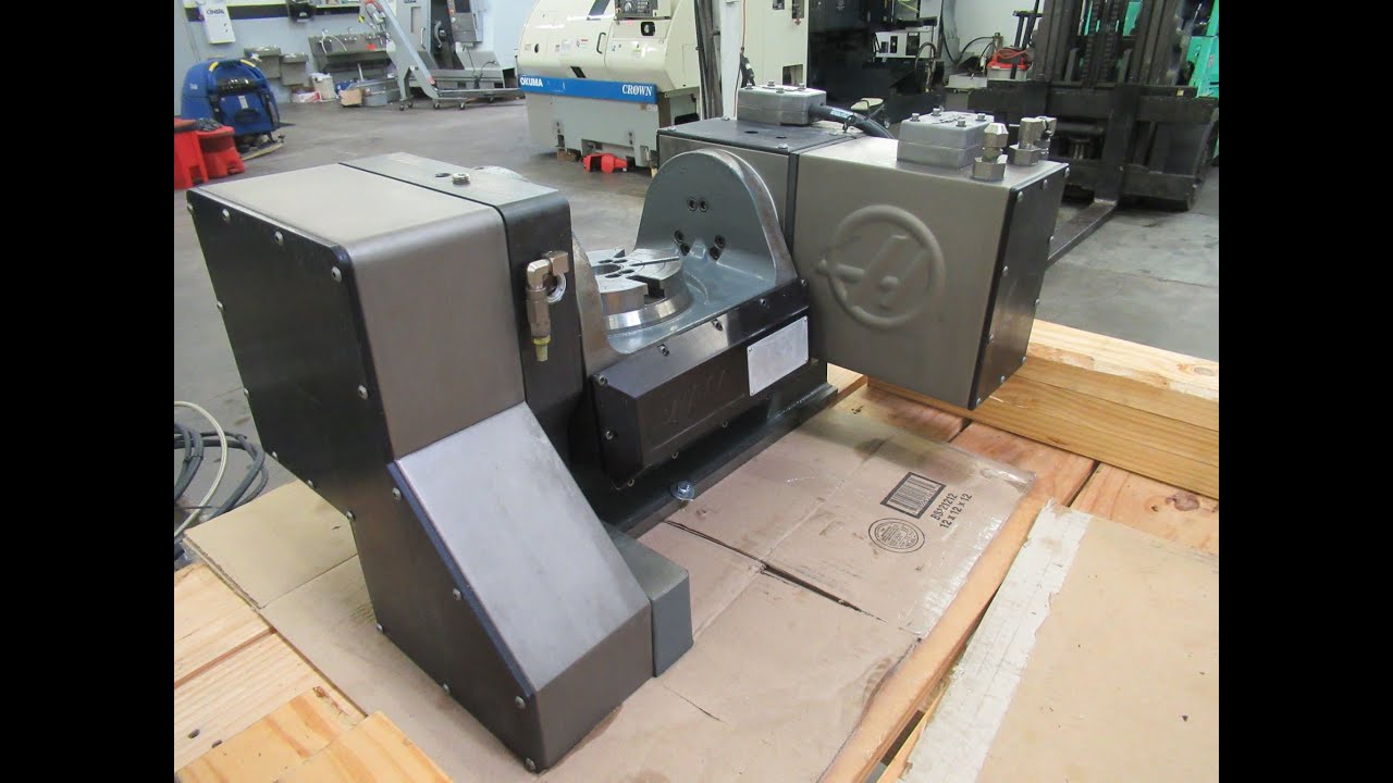 Haas TR-160Y Compact 4th and 5th Axis Rotary Trunnion Table with Sigma ...