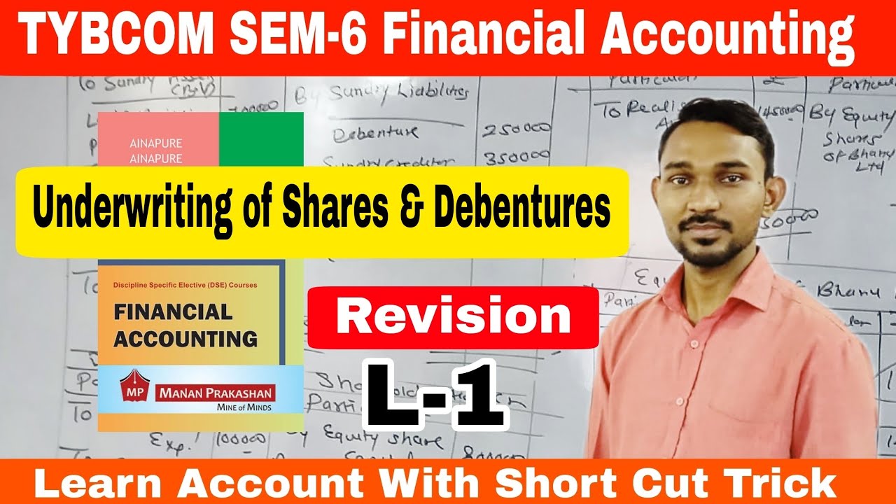 TYBCOM SEM-6|| Underwriting of Shares Revision Lecture -1 - YouTube