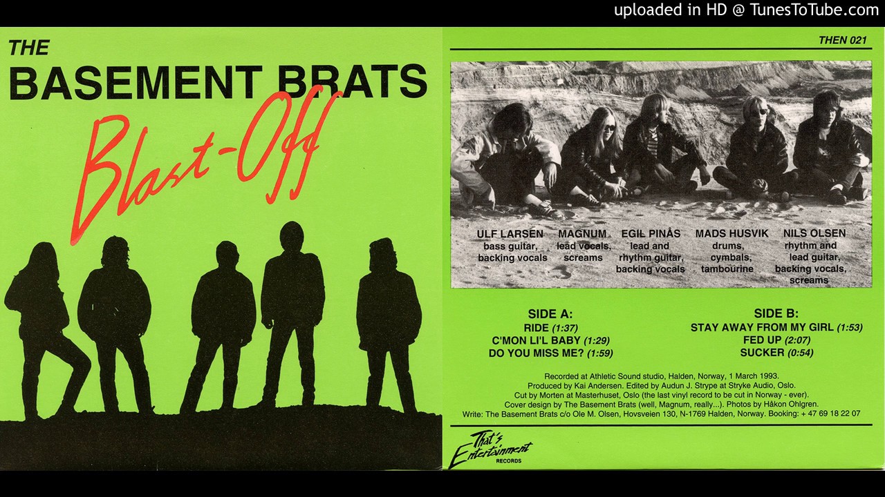 Basement Brats - Ride (1993 That's Entertainment) - YouTube