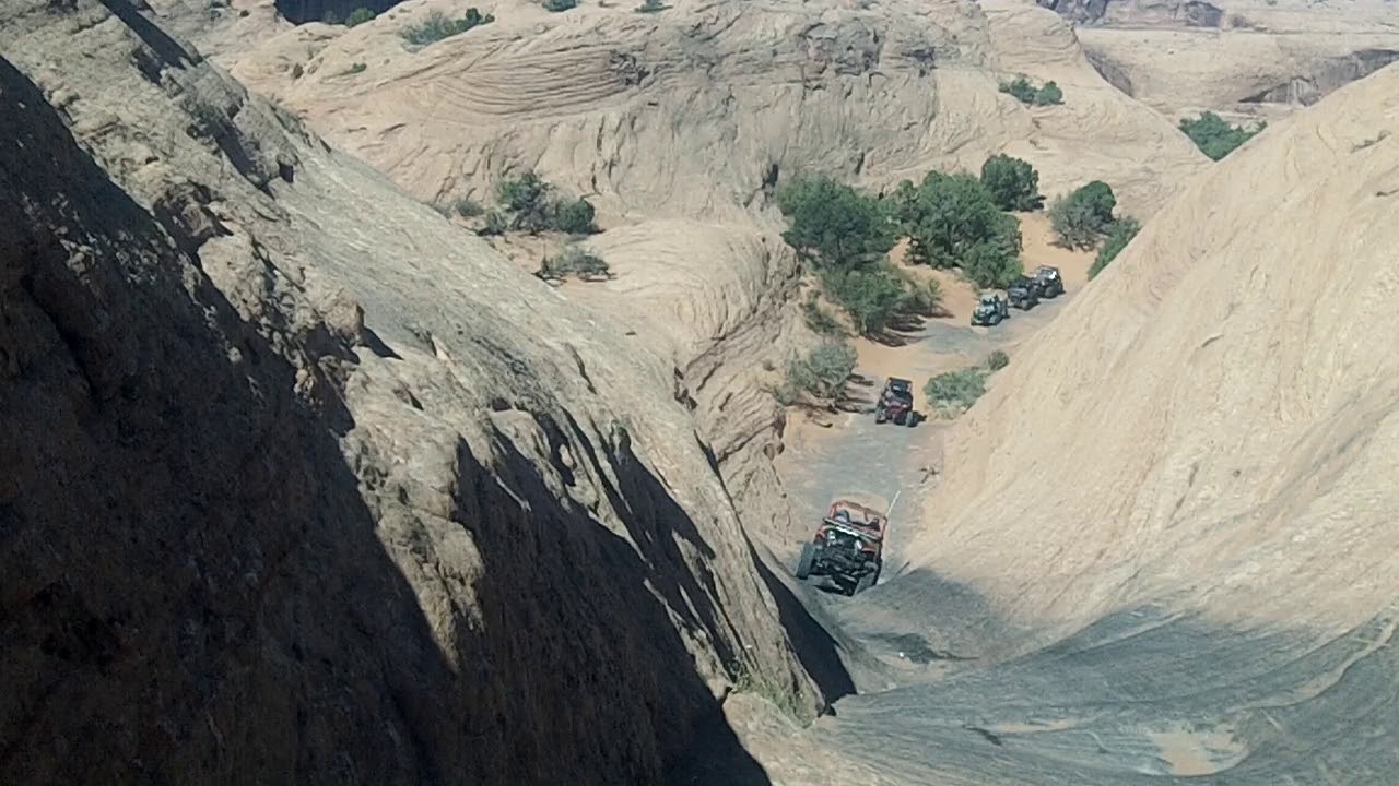 CJ5 going up Hells Gate in Moab, UT - YouTube