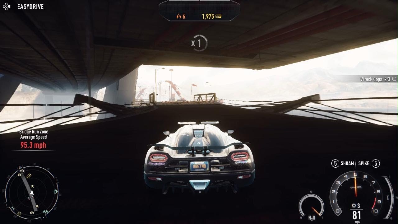 Need for Speed Rivals Just messing about & collecting easy Sp along the ...