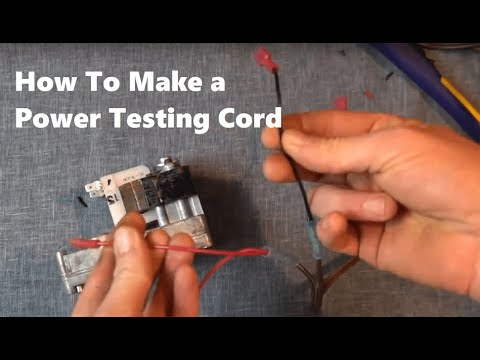 How To Make a Power Testing Cord - YouTube