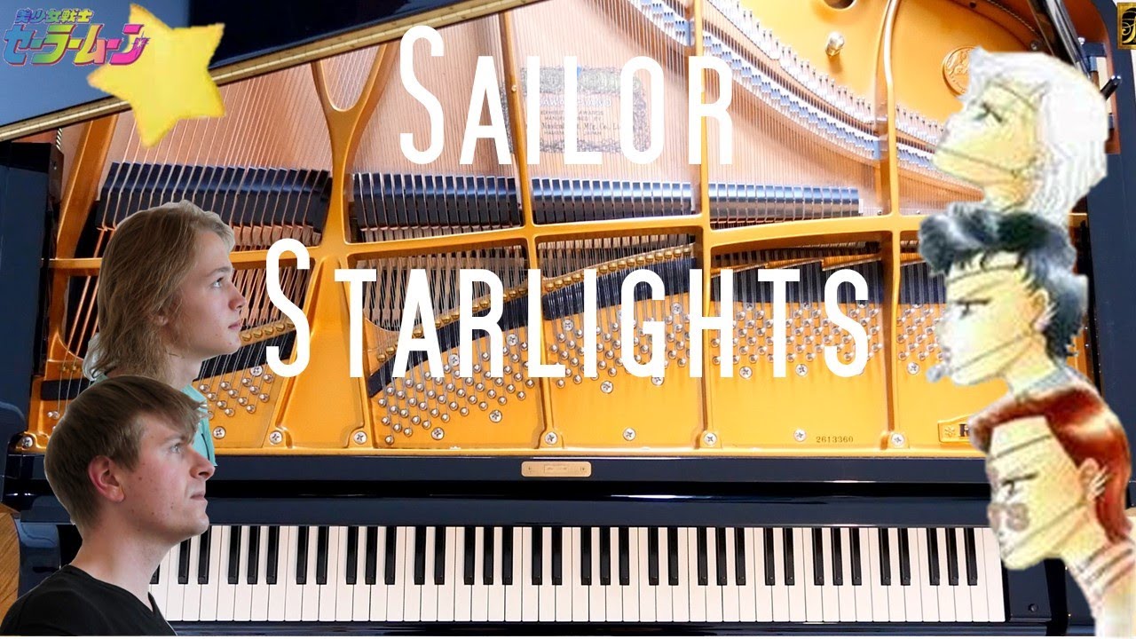 Sailor Starlight Transformation Music Piano 4 Hands - YouTube