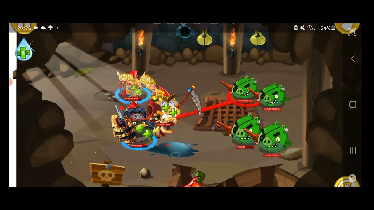 Angry birds epic Cave 26 Stage 1 Completion - YouTube