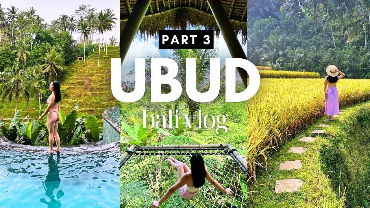 Bali | Things to do in UBUD (part 3) (rice terraces, pool club, bamboo ...