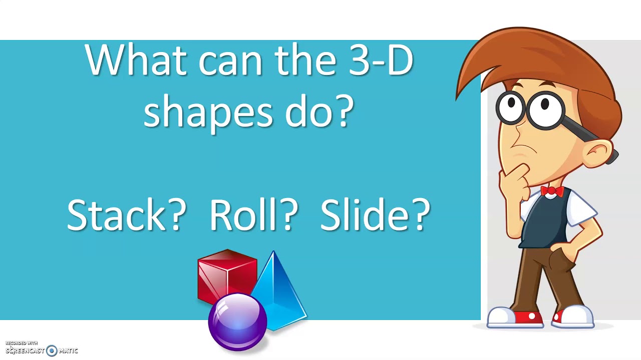 Maths: 3-D Shapes - YouTube