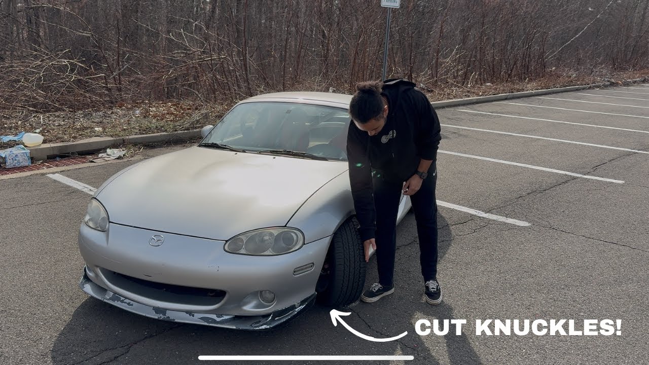 My NB Miata Gets ANGLE KIT! + TEST DRIVE! - YouTube