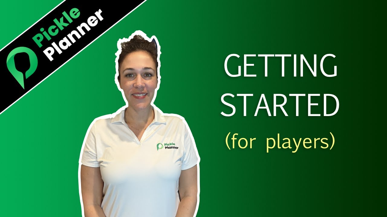 Pickle Planner Getting Started (for players) - YouTube
