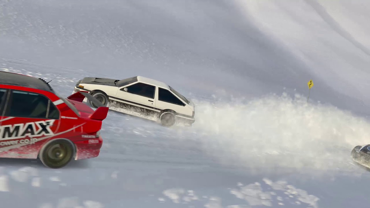 Initial D in the snow Cinematic (FH3) - YouTube